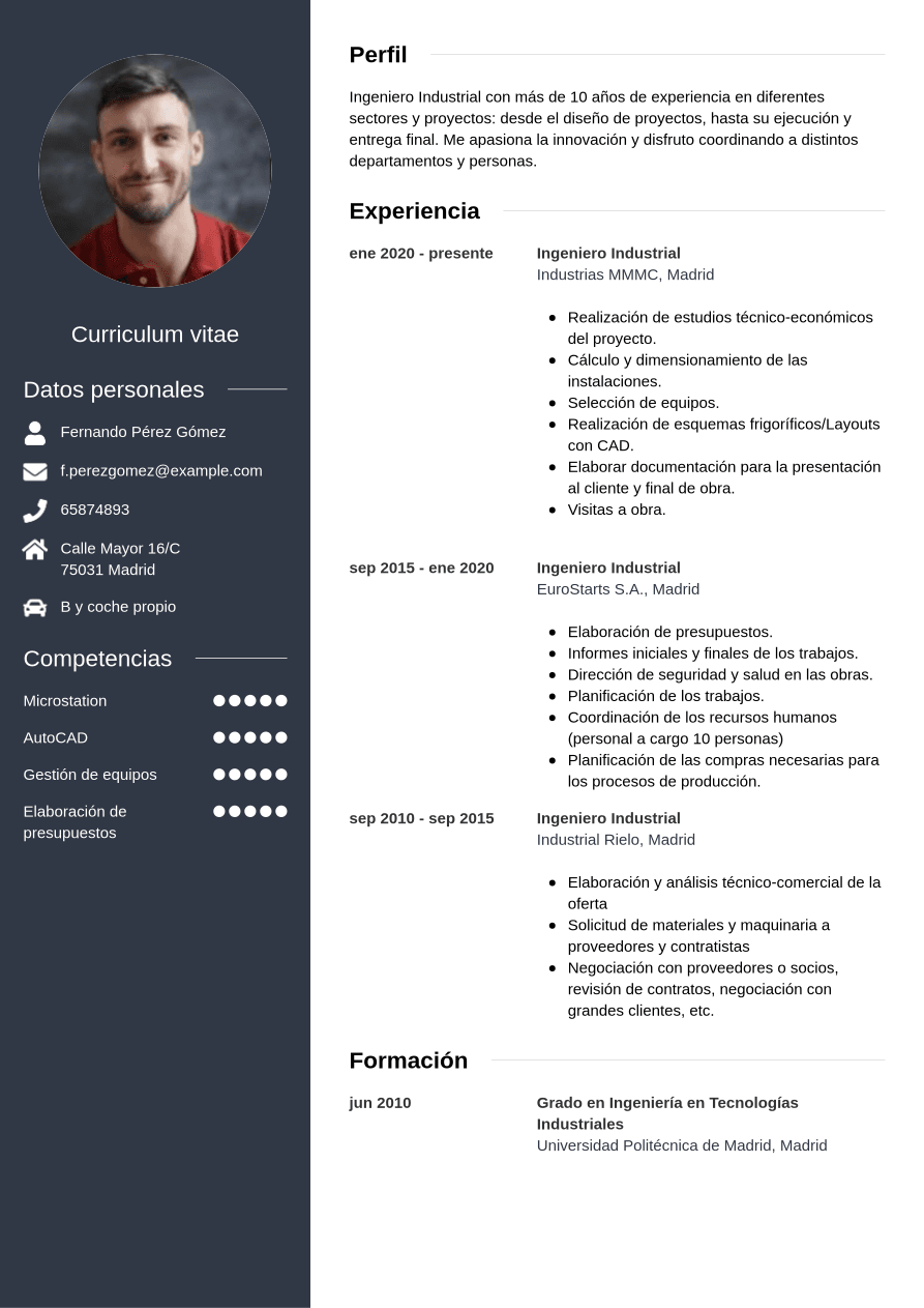 Crea tu curriculum vitae profesional en minutos | Jobseeker