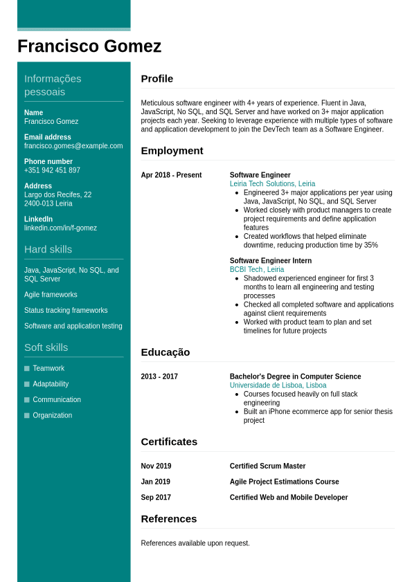 CV Templates and Layouts for a Beautiful CV | Jobseeker