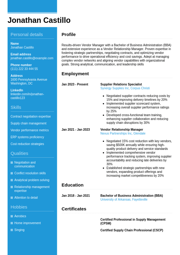 Resume Examples | Jobseeker