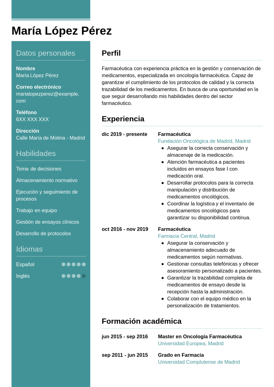 How To Write a Resume in Spanish | Jobseeker