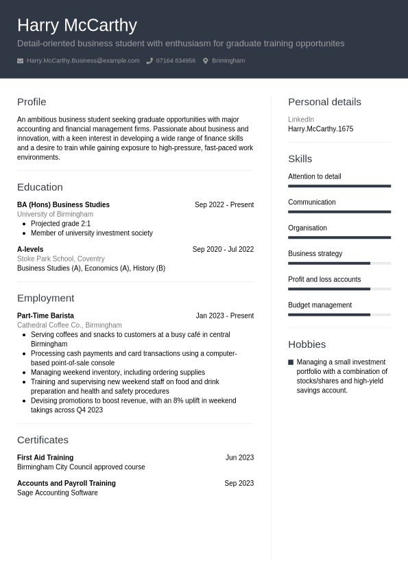 How to Write a CV Without Work Experience | Jobseeker