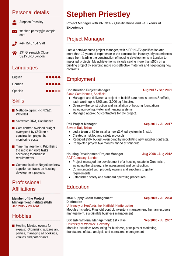 CV Templates and Layouts for a Beautiful CV | Jobseeker