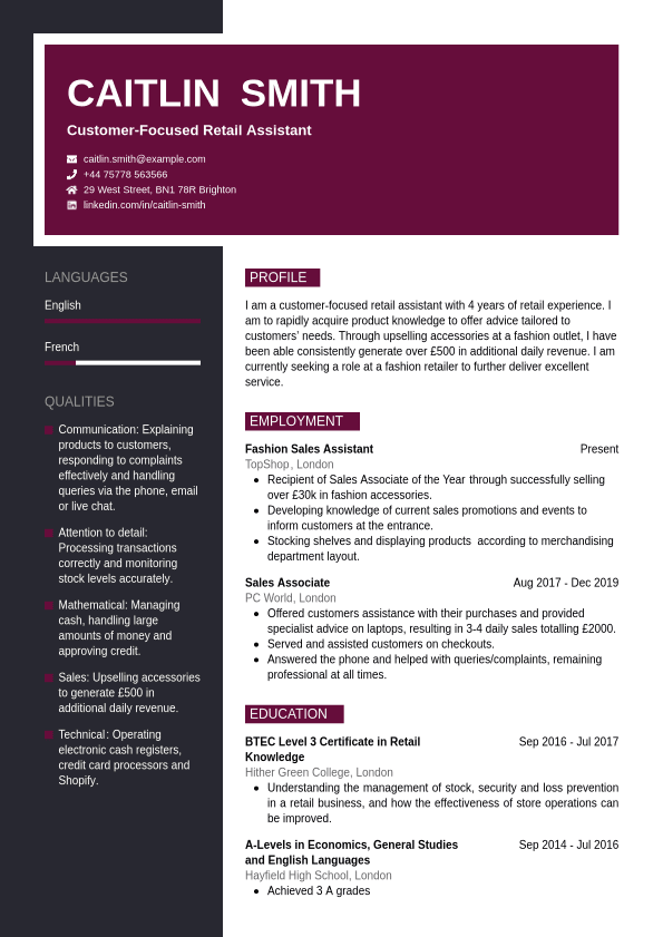 Modele de CV profesionale | Jobseeker