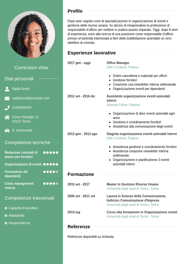 Modelli di curriculum vitae | Jobseeker