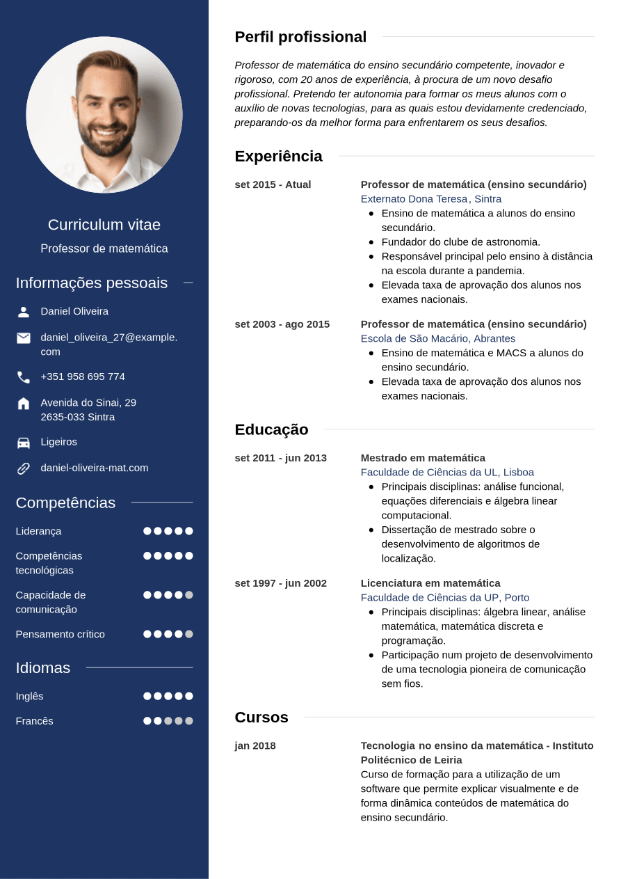 Modelos de curriculum vitae | Jobseeker