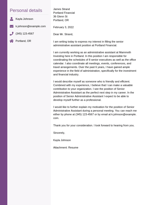 Modele de scrisori de intenție | Jobseeker