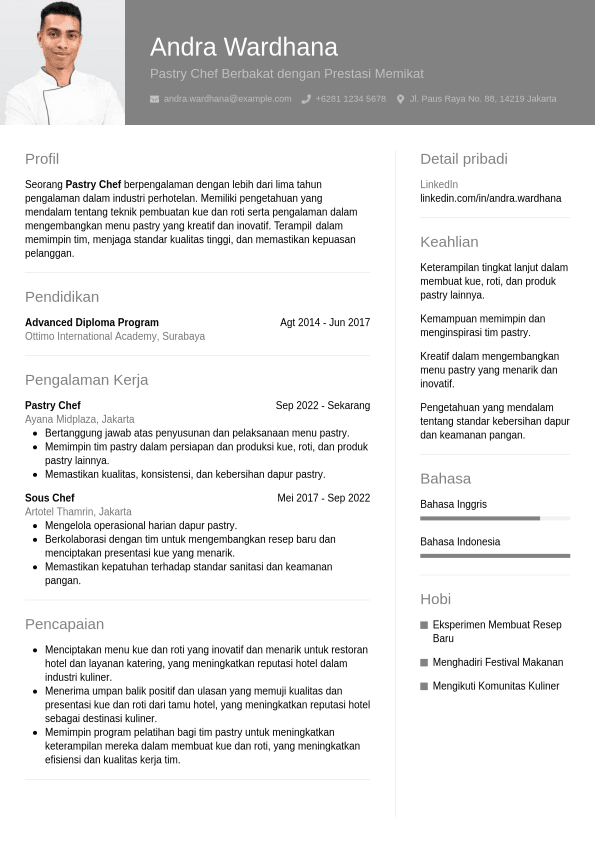 Template CV | Jobseeker