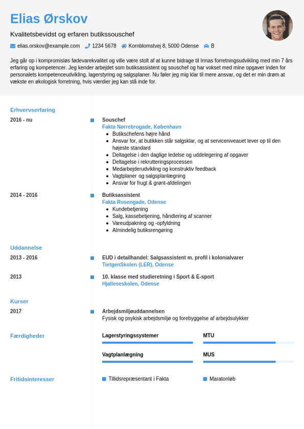 CV-skabeloner | Jobseeker