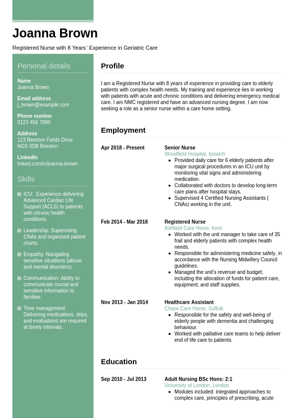 CV Templates and Layouts for a Beautiful CV | Jobseeker