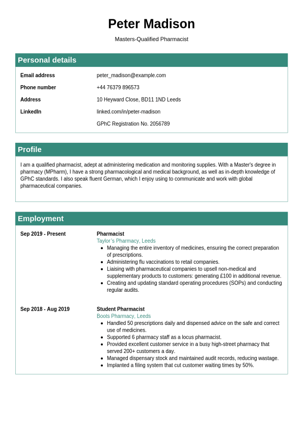 Modele de CV profesionale | Jobseeker