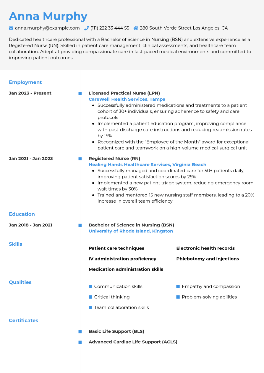 Healthcare Resume Writing Guide & Tips | Jobseeker