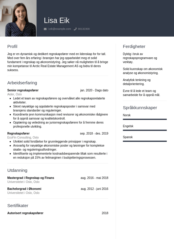 CV-eksempler | Jobseeker