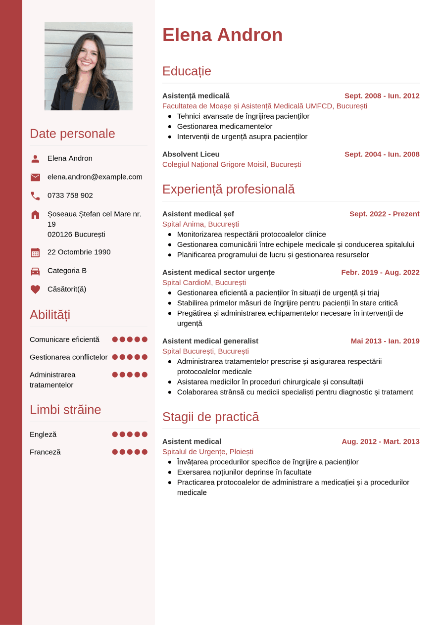 Modele de CV profesionale | Jobseeker