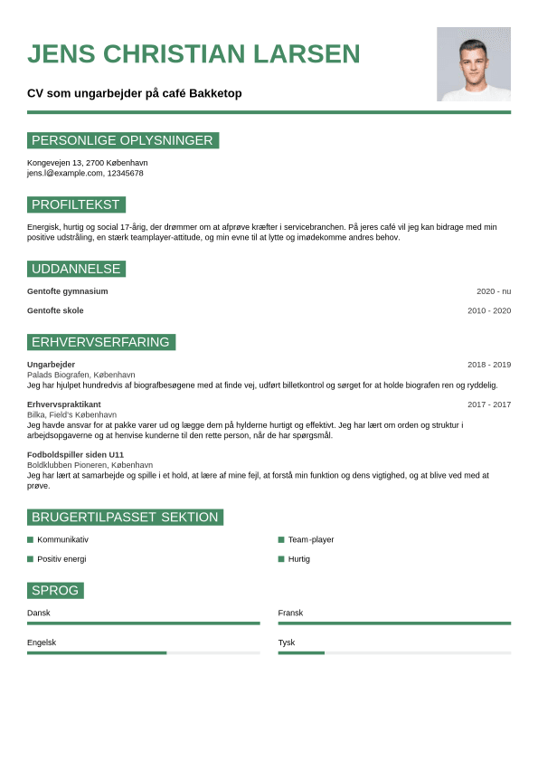 CV-skabeloner | Jobseeker