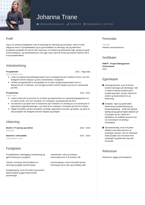 Lag din profesjonelle CV på få minutter | Jobseeker
