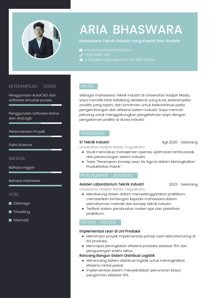Contoh CV Mahasiswa | Jobseeker