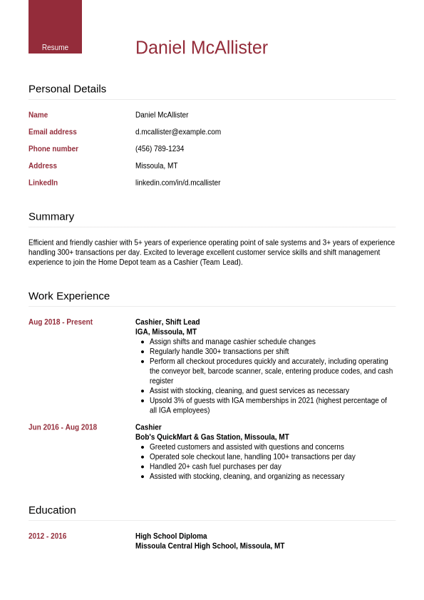 Professional Resume Templates for 2024 | Jobseeker
