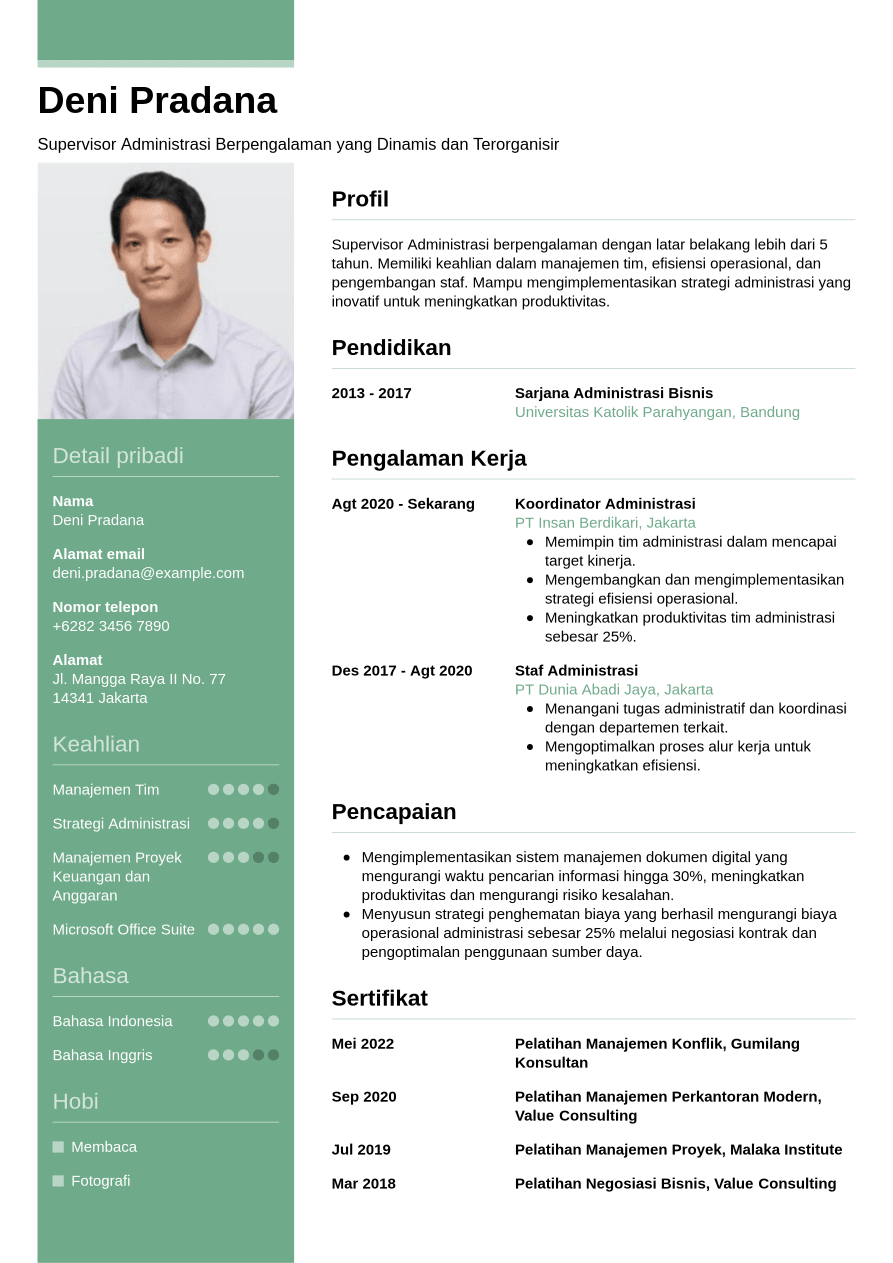 Buat CV Profesional Anda Hanya Dalam Hitungan Menit | Jobseeker