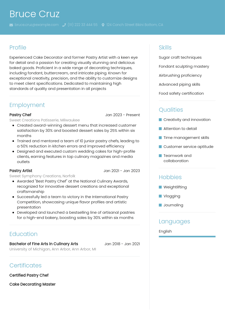 Resume Examples | Jobseeker