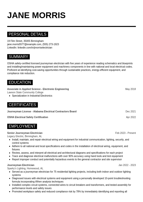 Modele de CV profesionale | Jobseeker