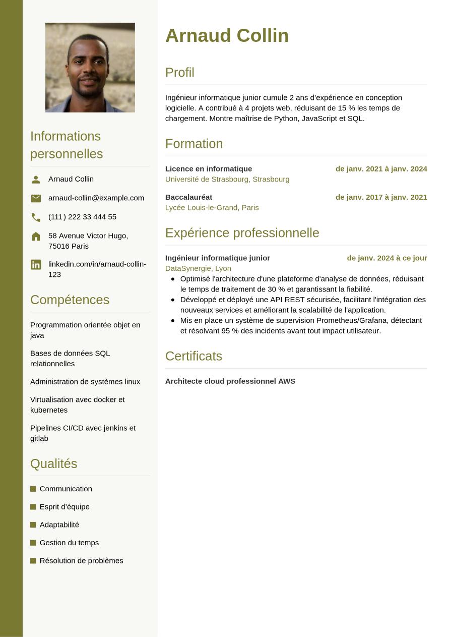 CV d’ingénieur informatique : exemple et conseils | Jobseeker
