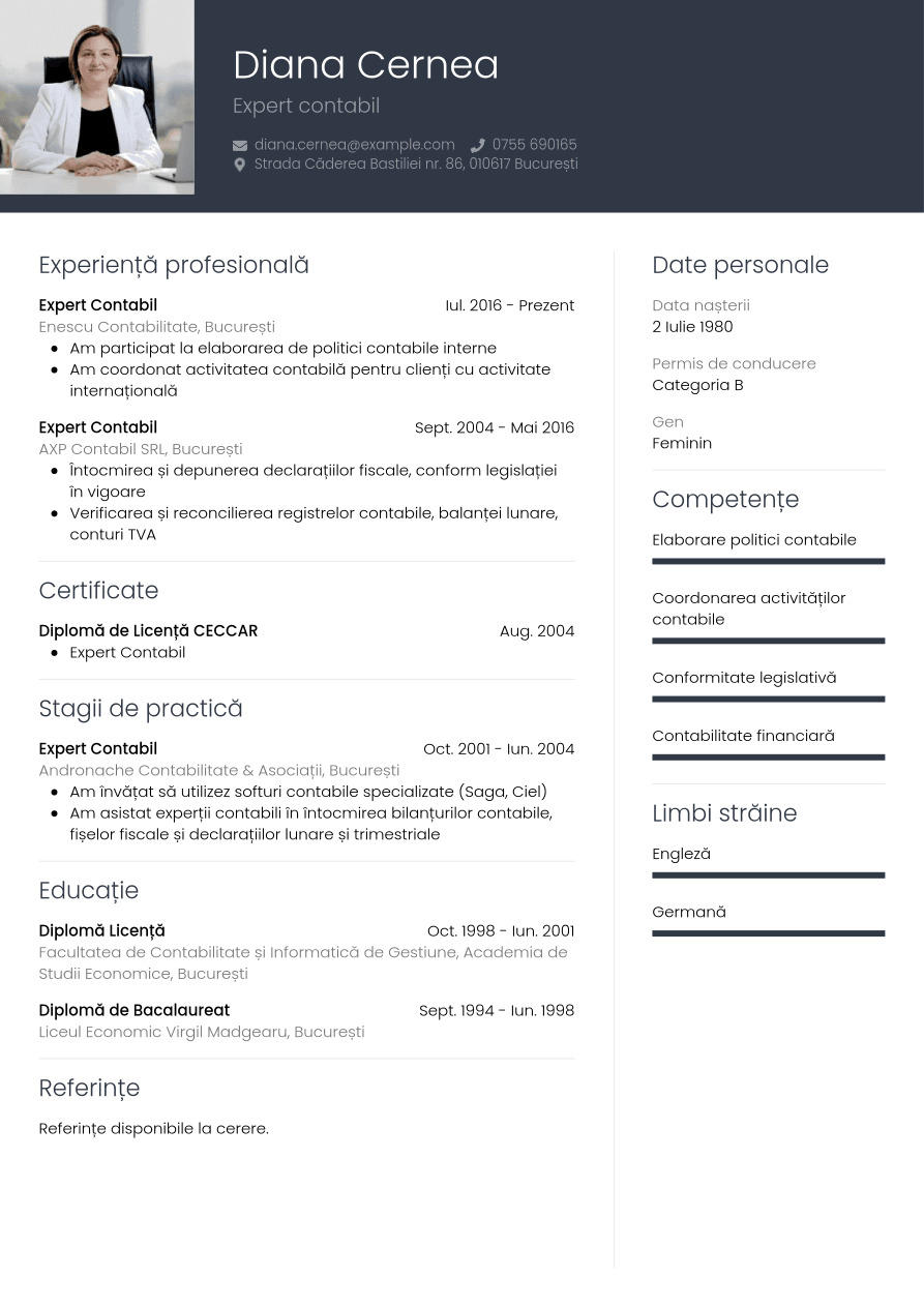 Modele de CV profesionale | Jobseeker
