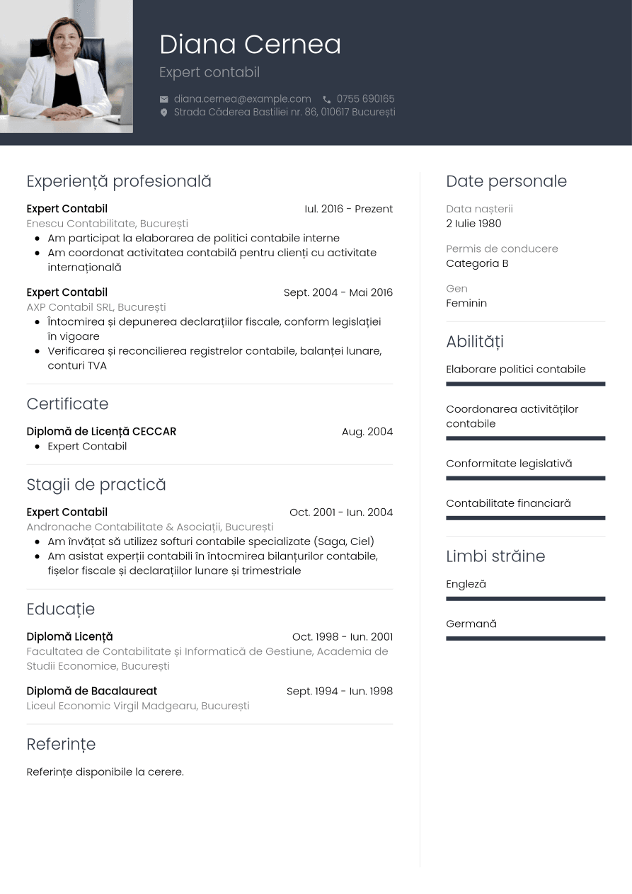Modele de CV profesionale | Jobseeker