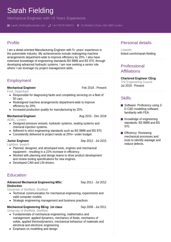 CV Templates and Layouts for a Beautiful CV | Jobseeker