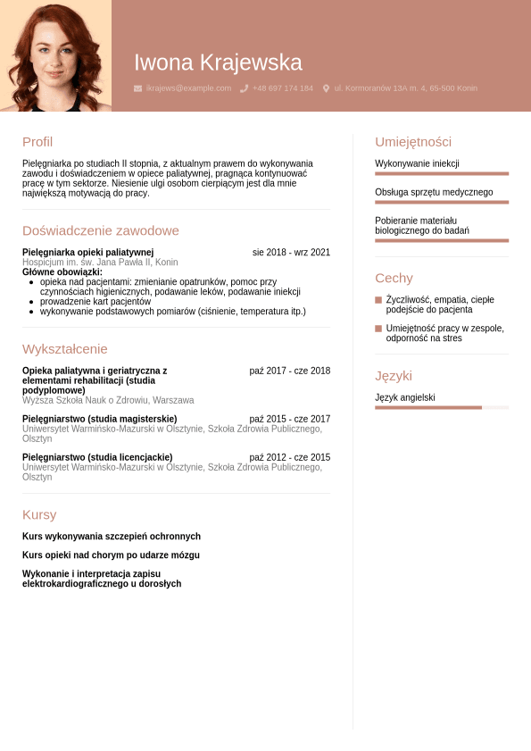 Przykłady CV | Jobseeker