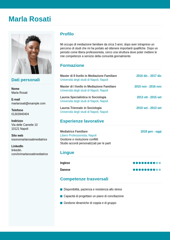 Modelli di curriculum vitae | Jobseeker
