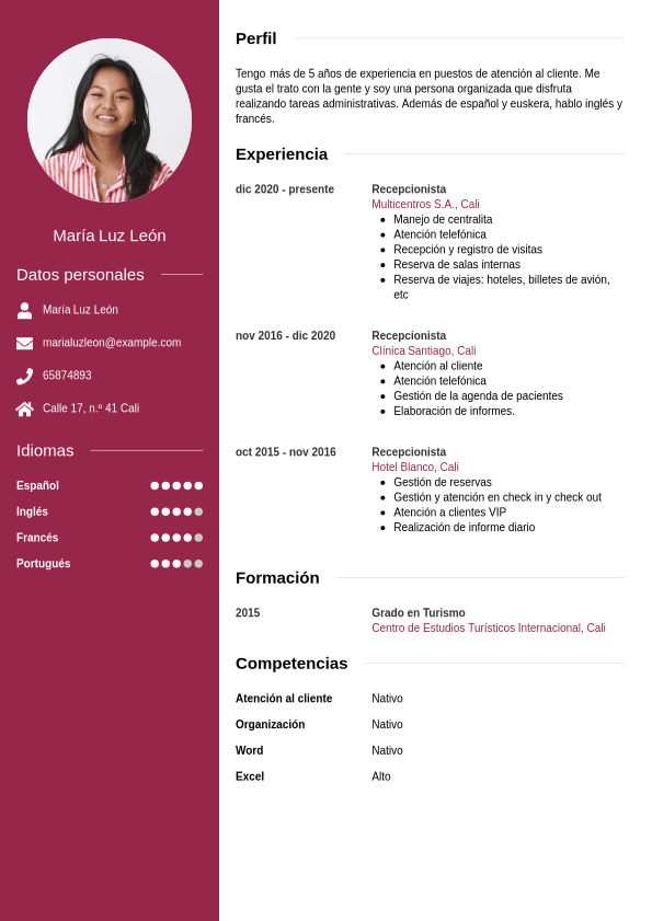 Crea tu hoja de vida profesional en minutos | Jobseeker