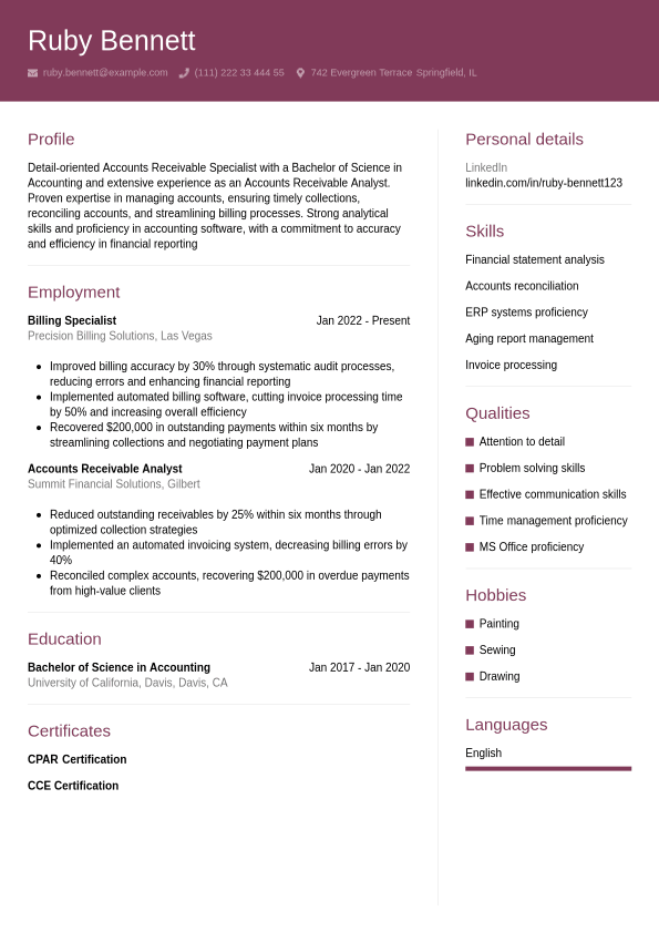 Chipotle Resume Example | Jobseeker
