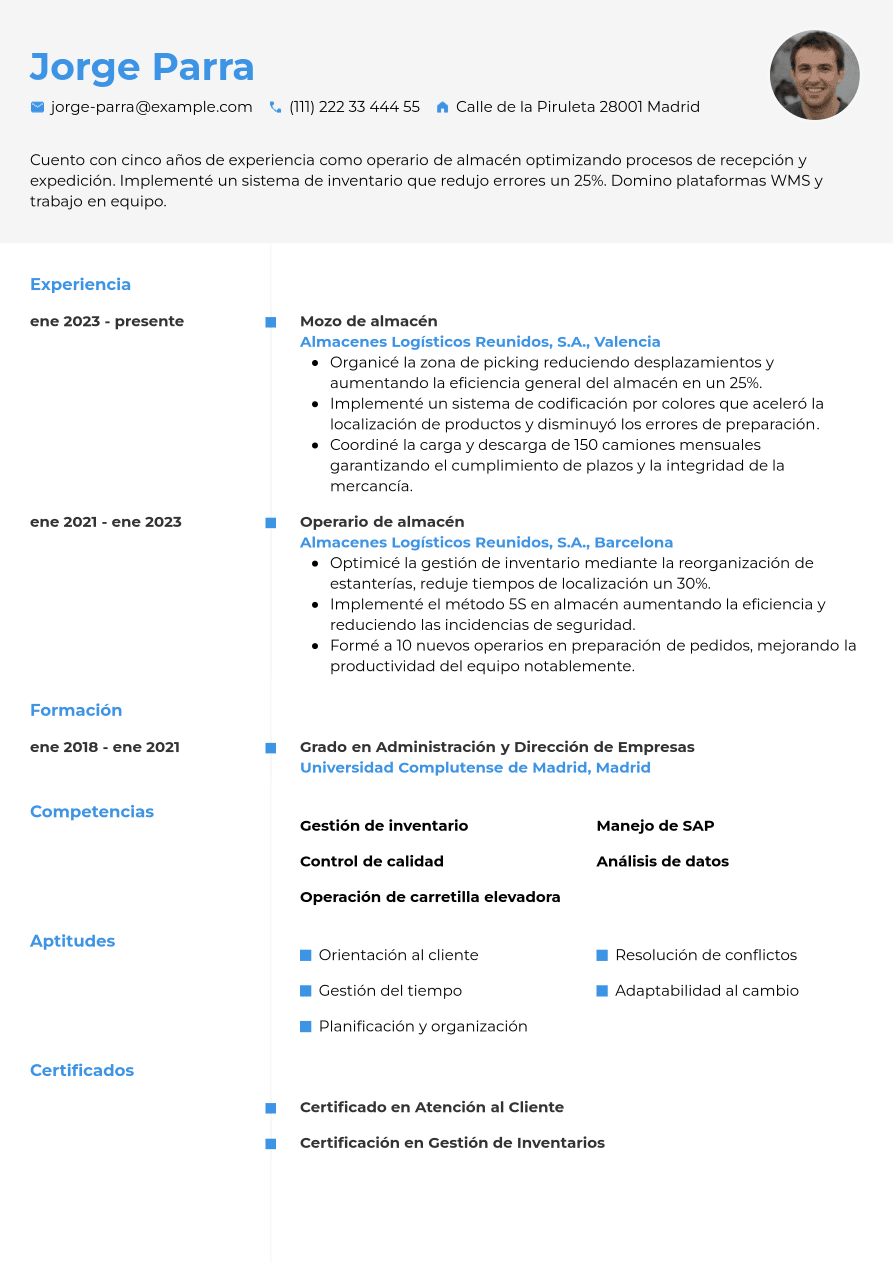 Currículum para Costco ejemplo y consejos | Jobseeker