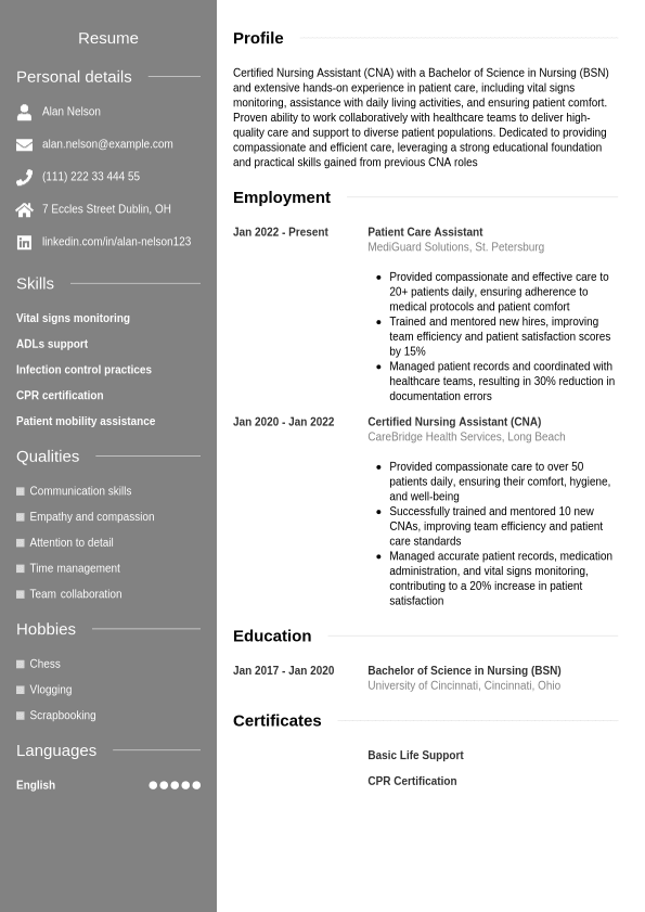 Disney Resume Example | Jobseeker