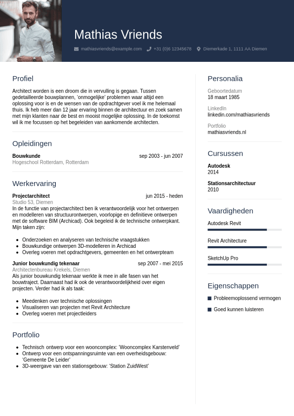 Cv-templates en lay-outs | Jobseeker