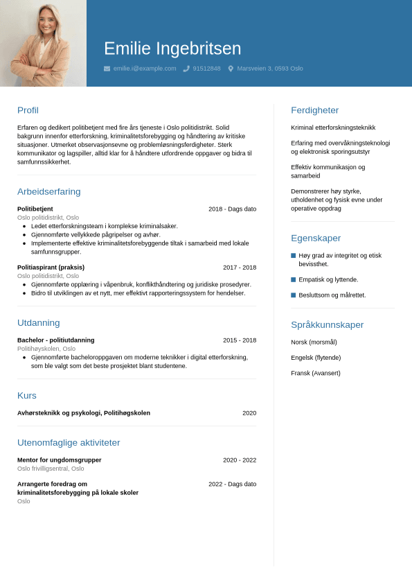 CV-eksempler | Jobseeker
