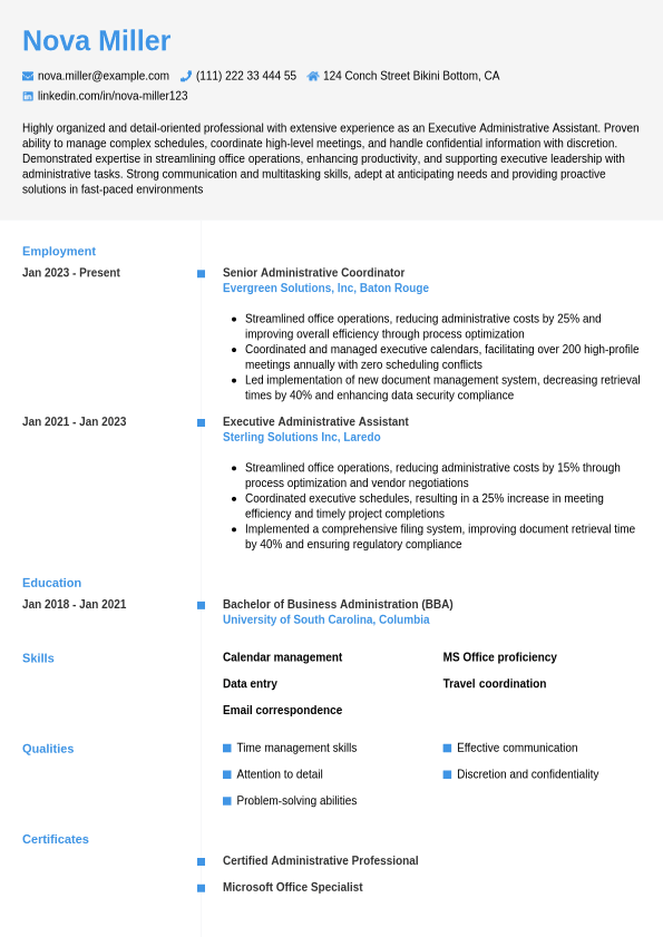 Personal Assistant Resume Writing Guide & Tips | Jobseeker