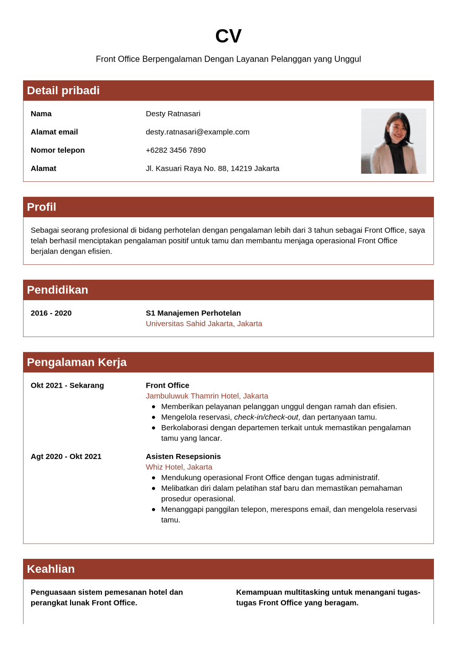 Buat CV Profesional Anda Hanya Dalam Hitungan Menit | Jobseeker