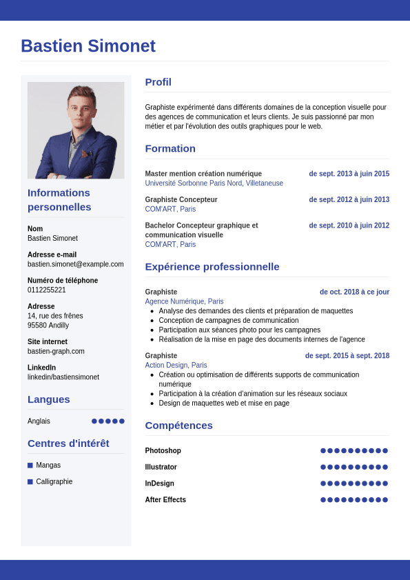 Modèles de CV | Jobseeker