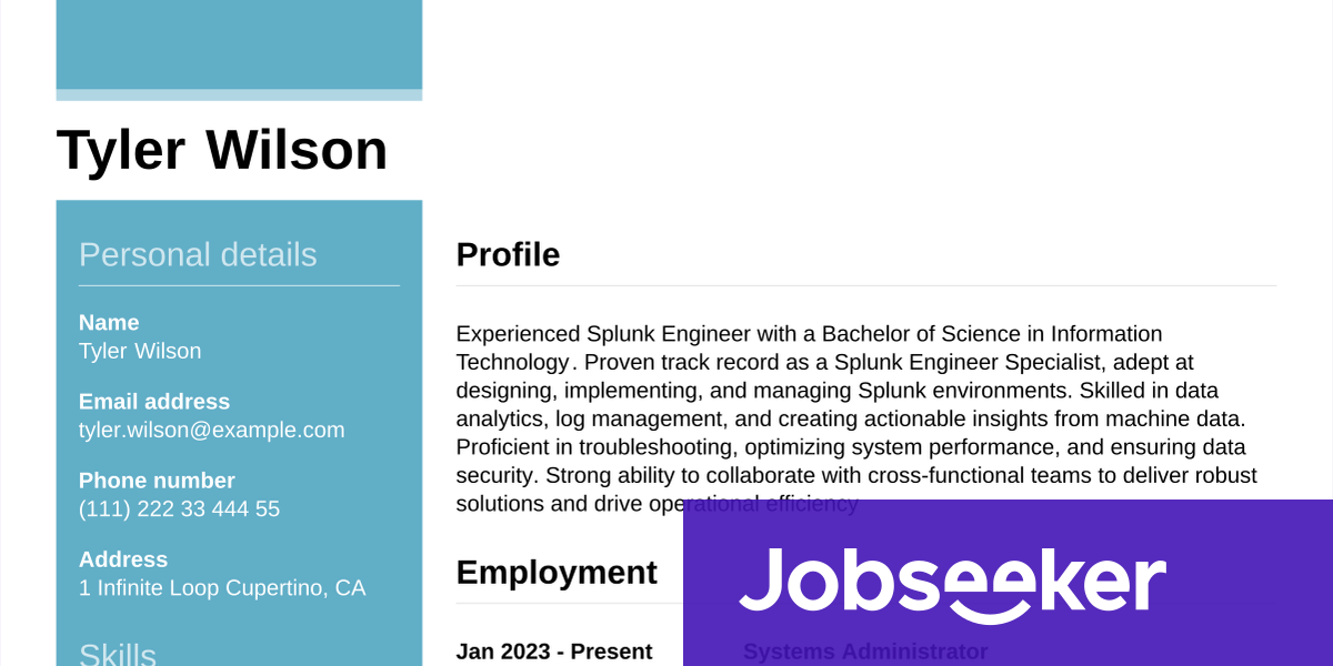Splunk Resume Writing Guide & Tips | Jobseeker