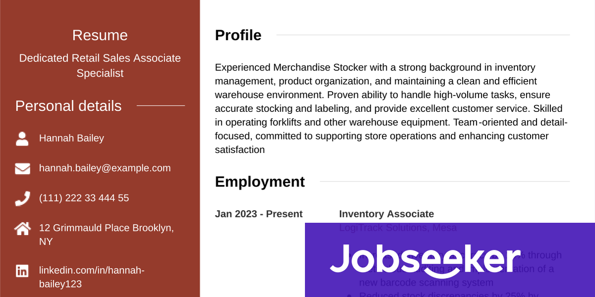 Costco Resume Example | Jobseeker